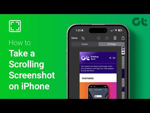 How to Take a Scrolling Screenshot on iPhone | Want to Take a Full Page Screenshot on iPhone?