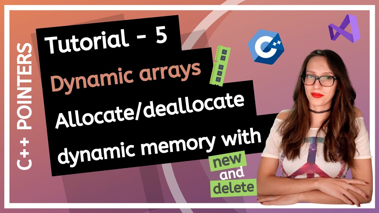 C++ POINTERS (2025) - How to create/change arrays at runtime? (Dynamic arrays) PROGRAMMING TUTORIAL