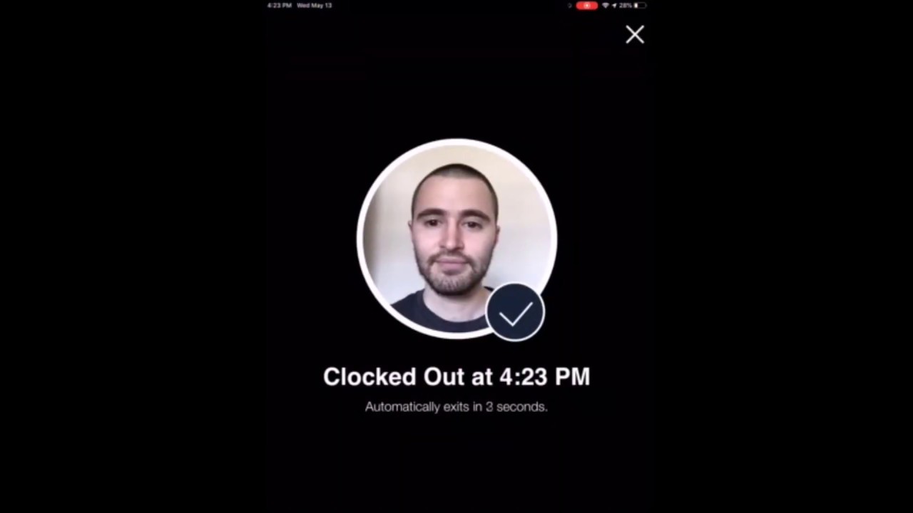 Replicon Touchless CloudClock