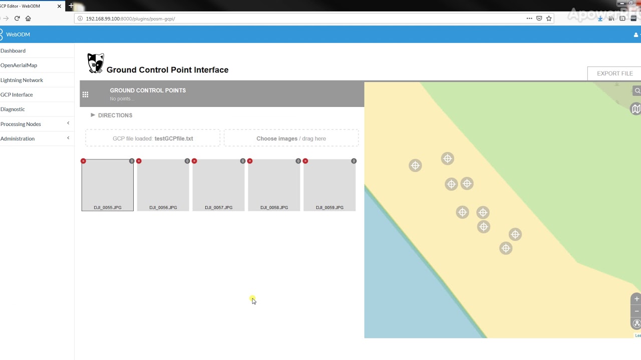 WebODM GCP Interface part1