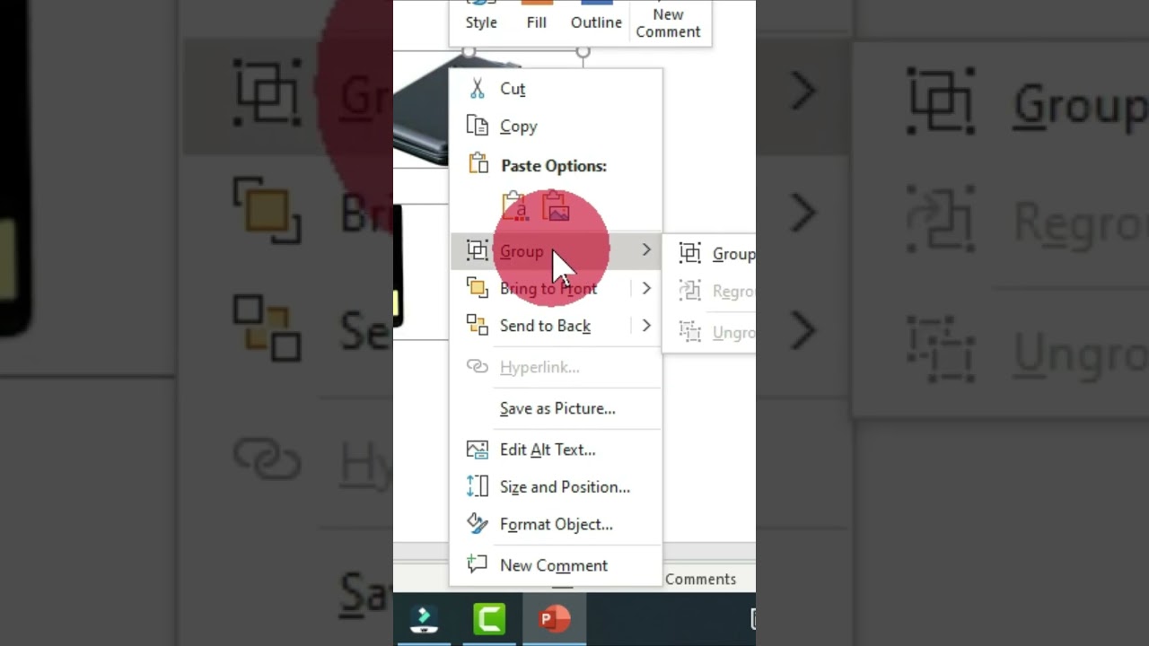 How to Group Objects/Items in Microsoft Powerpoint
