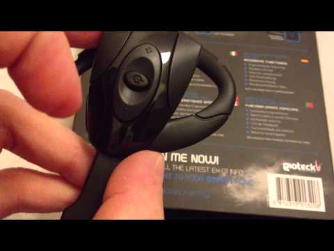 Geoteck EX-01 unboxing playstation 3 ps3 bluetooth headset