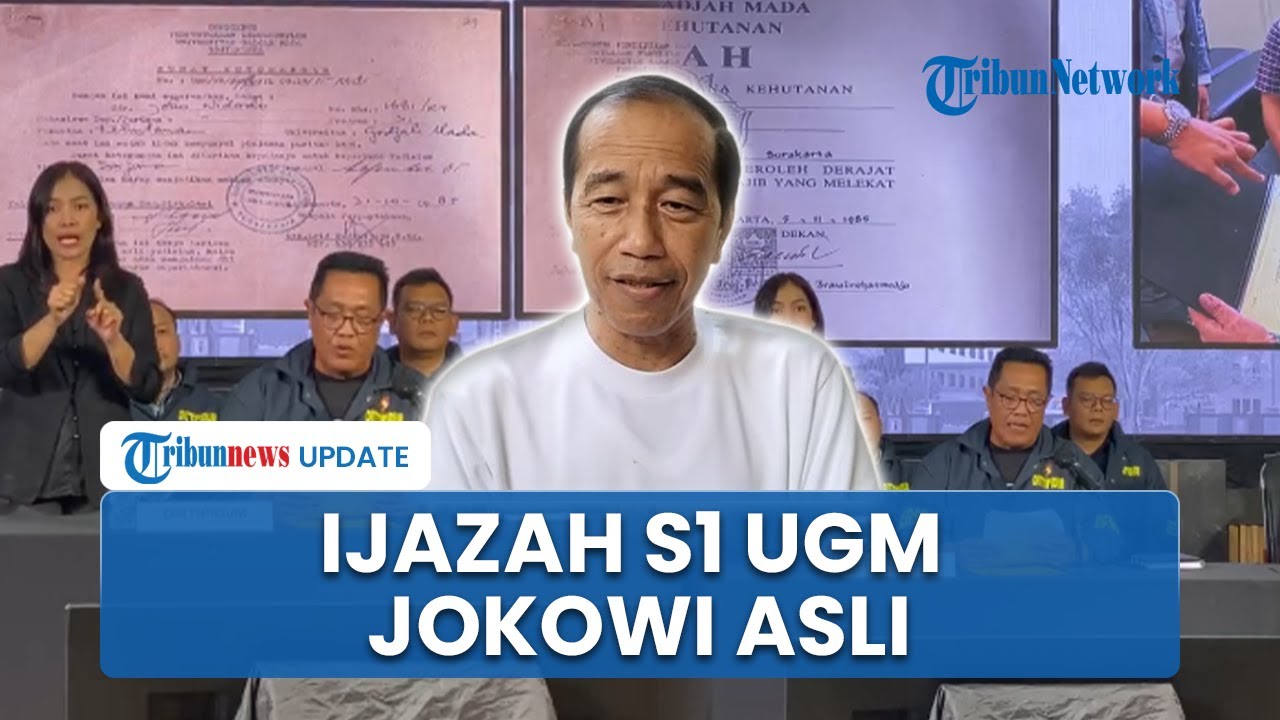 Bareskrim Polri Nyatakan Ijazah S1 UGM Jokowi Asli Berdasarkan Hasil Uji Laboratorium Forensik ...