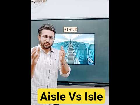 Aisle V/S Isle || English Vocabulary || #english By Ankush Dawra Sir