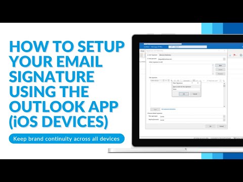How to Setup up Your Email Signature on an iOS Device Using Outlook App