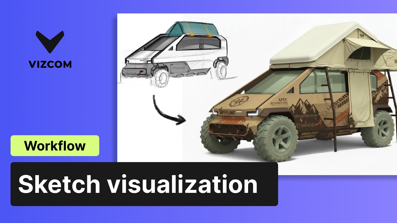How to Visualize Sketches Like Never Before! - Vizcom Workflow Tutorial