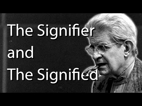 The Signifier and the Signified (Lacan, Saussure and Zizek)