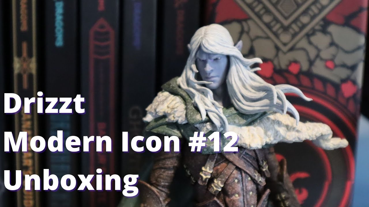 Drizzt Do'Urden Modern Icons Unboxing