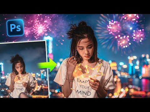 How to Add Fireworks to a Photo in Photoshop – Realistic & Easy
