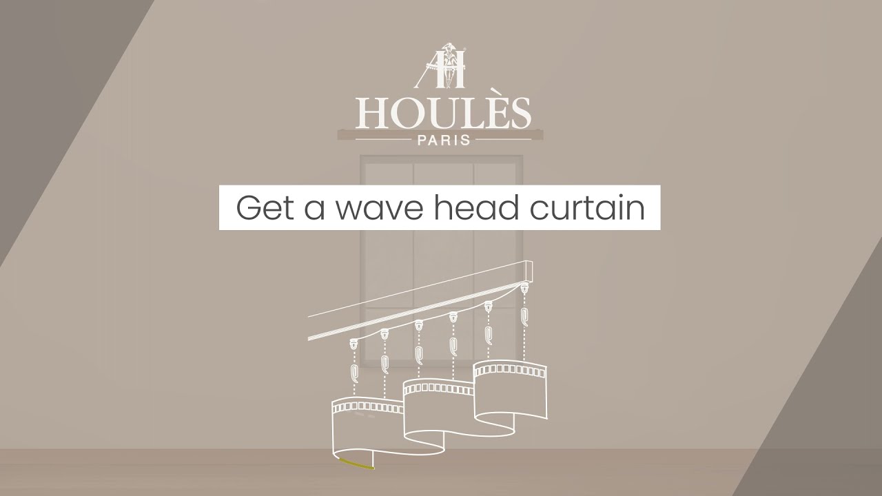 How to make a wave head curtain ?