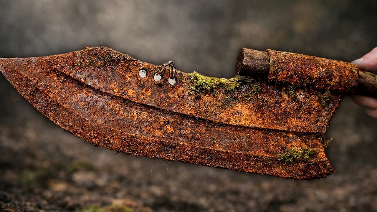Restoration of a Massive Rusty Cleaver