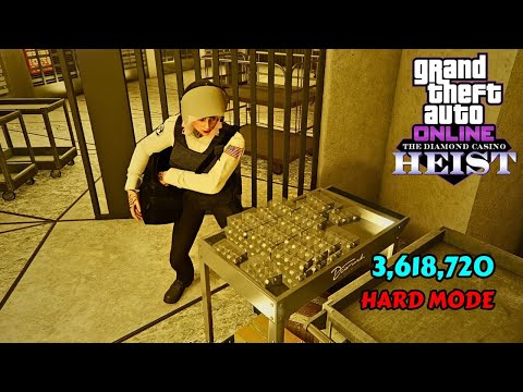 2025! GTA Online Casino Heist: Stealing Diamonds $3,618,720 | Big Con Approach