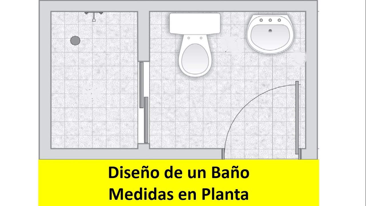 Como Diseñar Un Baño | Medidas en Planta