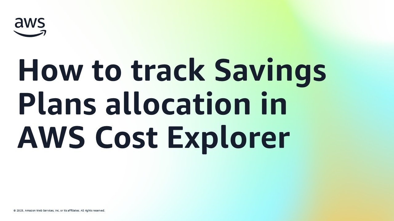 How to track Savings Plans allocation in AWS Cost Explorer | Amazon Web Services