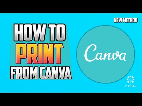 How to Print from Canva 2025 [New Method]