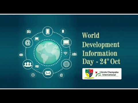 World Development Information Day / L'ècole Chempaka International/ Tanisha S A