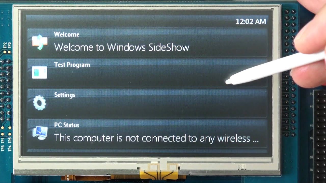 .NET Micro Framework with SideShow demo