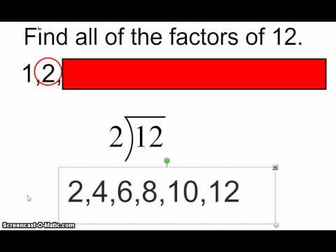 How to find factors