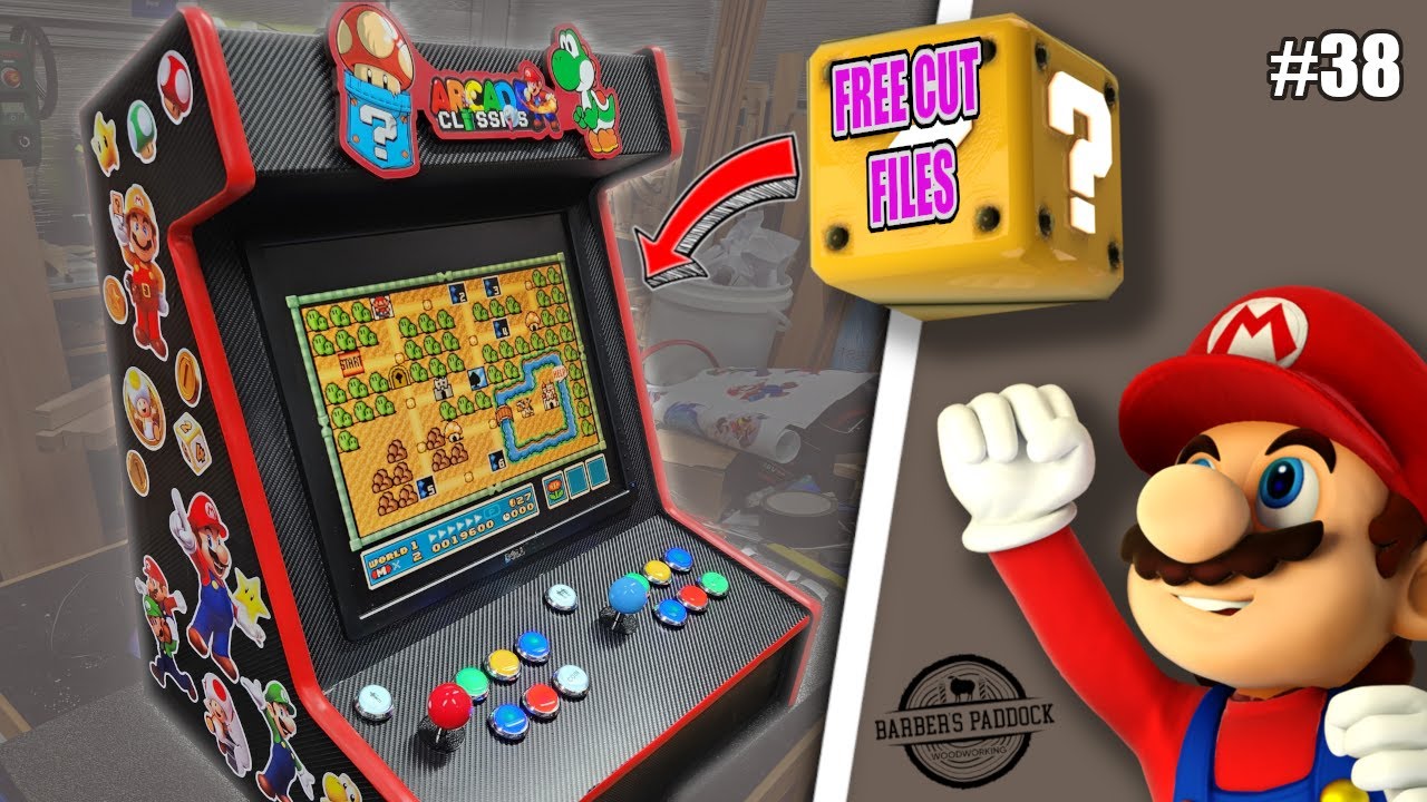 A DIY custom bartop arcade gaming machine