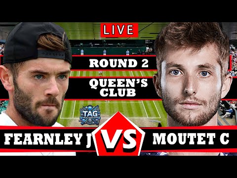 🔴LIVE: FEARNLEY J VS MOUTET C |QUEENS CLUB 2025 | #wta #atp