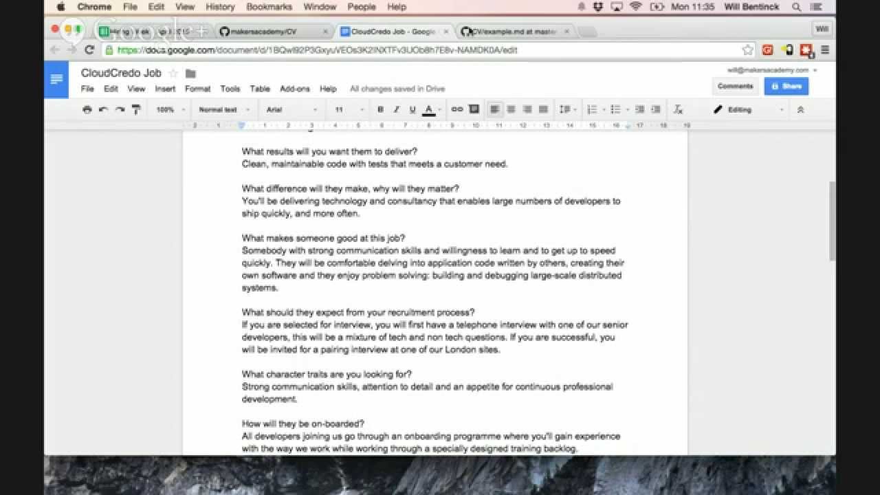 How and why to write a Github CV
