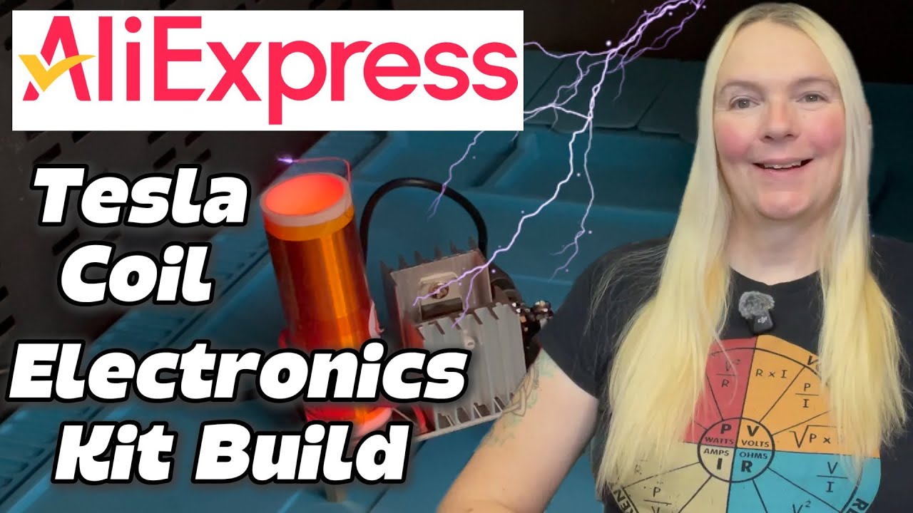 AliExpress Tesla Coil Electronics Kit Build!  It Plays Music!