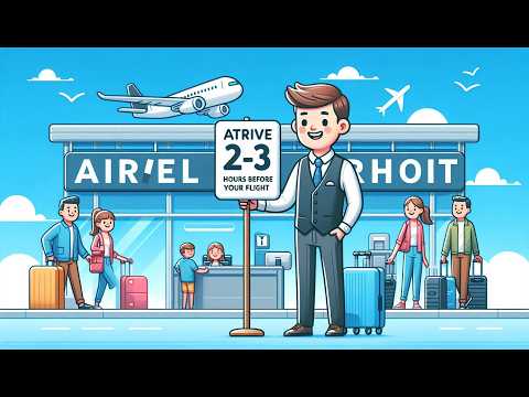 ➡️ What is the earliest you can get to an airport before your flight?