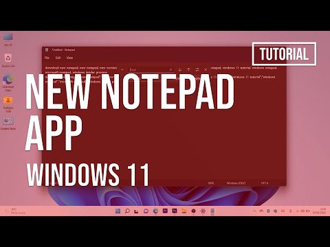 Windows 11: New Notepad App supports dark mode - First Look