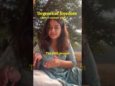 Degrees of freedom (Df) #day21 part 2 #simplystatistics