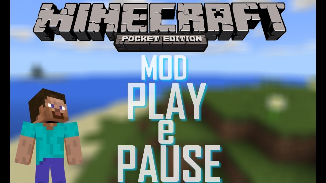 Minecraft Pocket Edition | PAUSE MOD (Pause in-game progress)