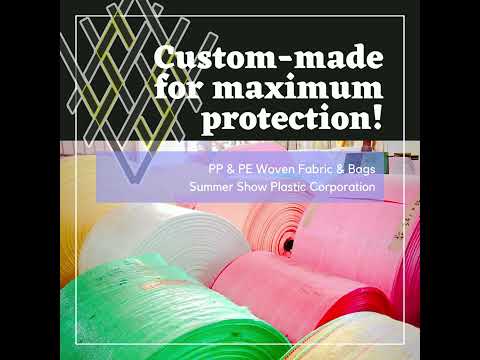 Custom Make PP Woven Fabric Bags | Summer Show Plastic Corporation