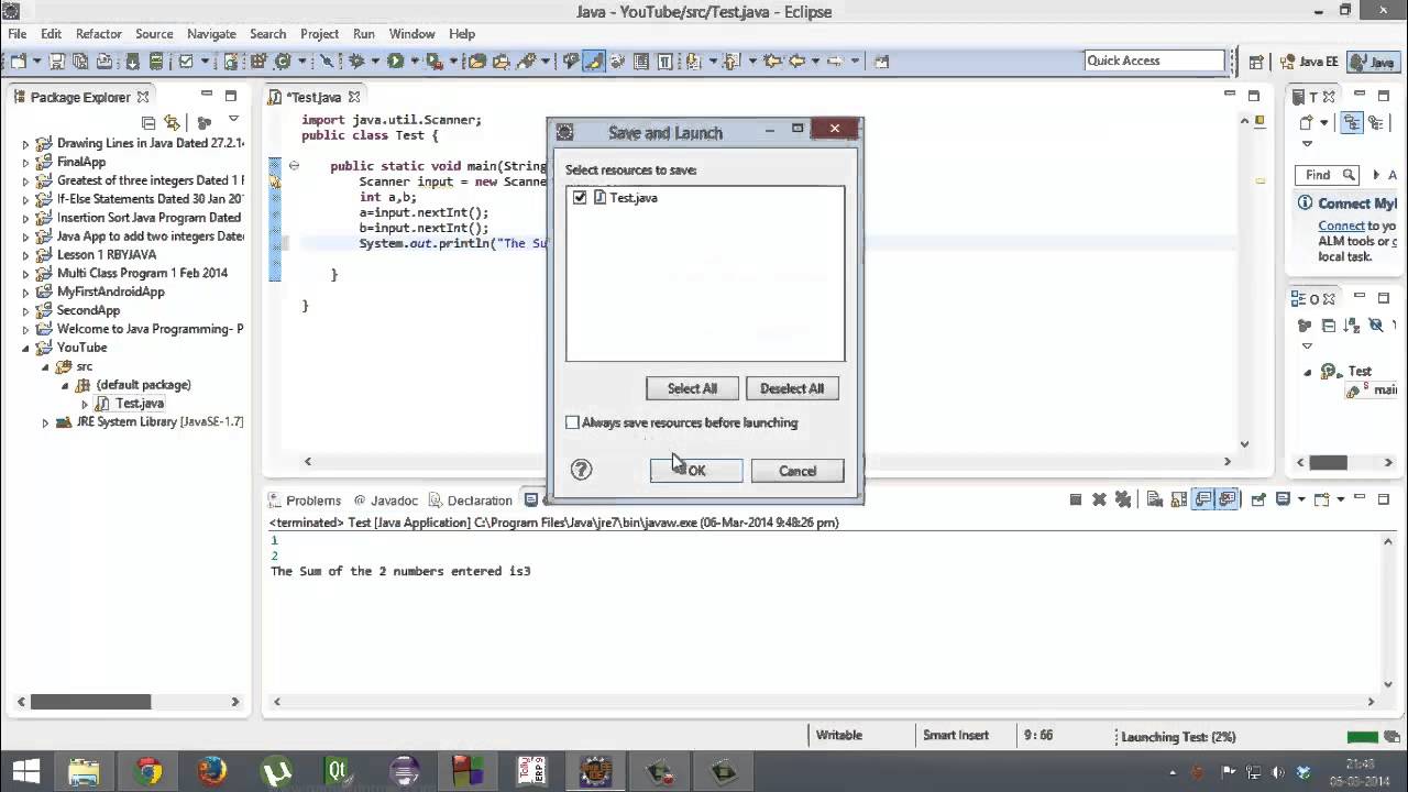 Java Beginner Tutorial 3 - Input and Variables
