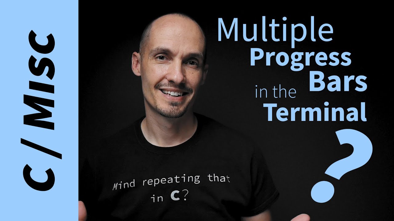 How do I make multiple concurrent progress bars in the terminal? (tutorial in C)