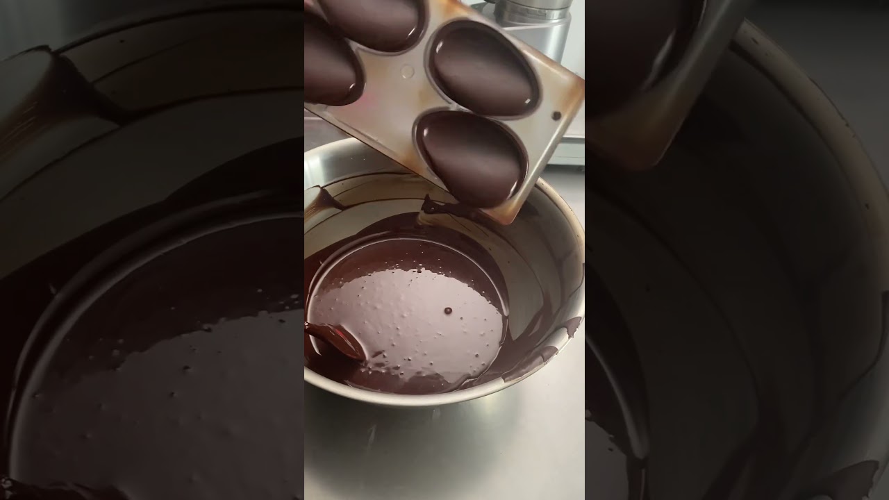 How To Make Chocolate Easter Egg Shell | #chocolate #howto #eastereggs #easteregg