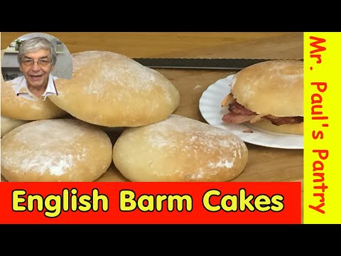 English Barm Cakes (AKA Baps, Scufflers, Soft Rolls)