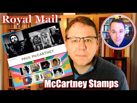 Paul McCartney Royal Mail Stamps First Look Unboxing