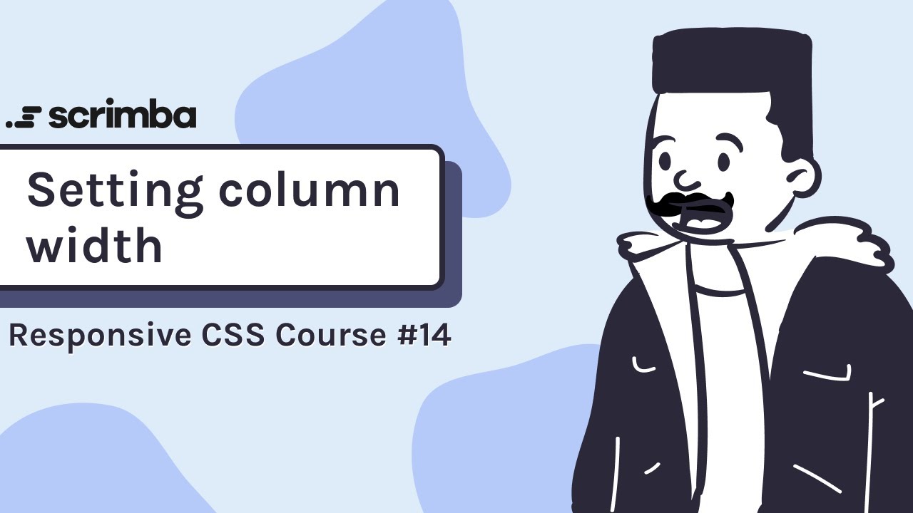 14. Setting the columns widths - Responsive CSS Tutorial