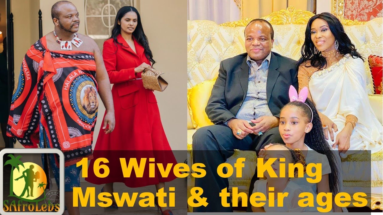 16 Wives of king Mswati III & their ages - News