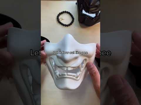 Be your authentic self. This airsoft Oni mask is from Amazon link in comments