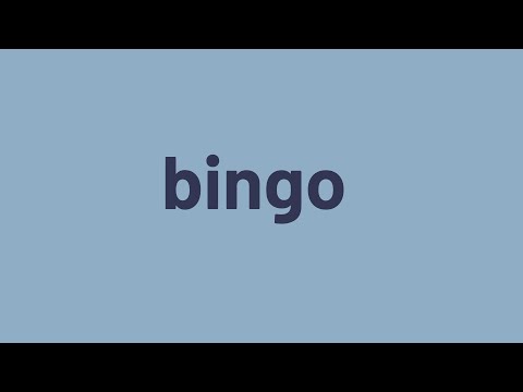 bingo meaning