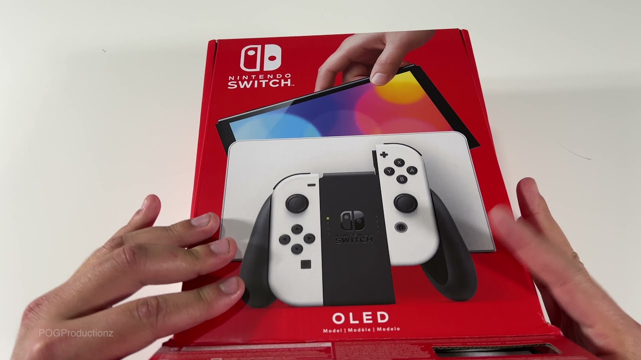 Nintendo Switch OLED Model Unboxing: White!