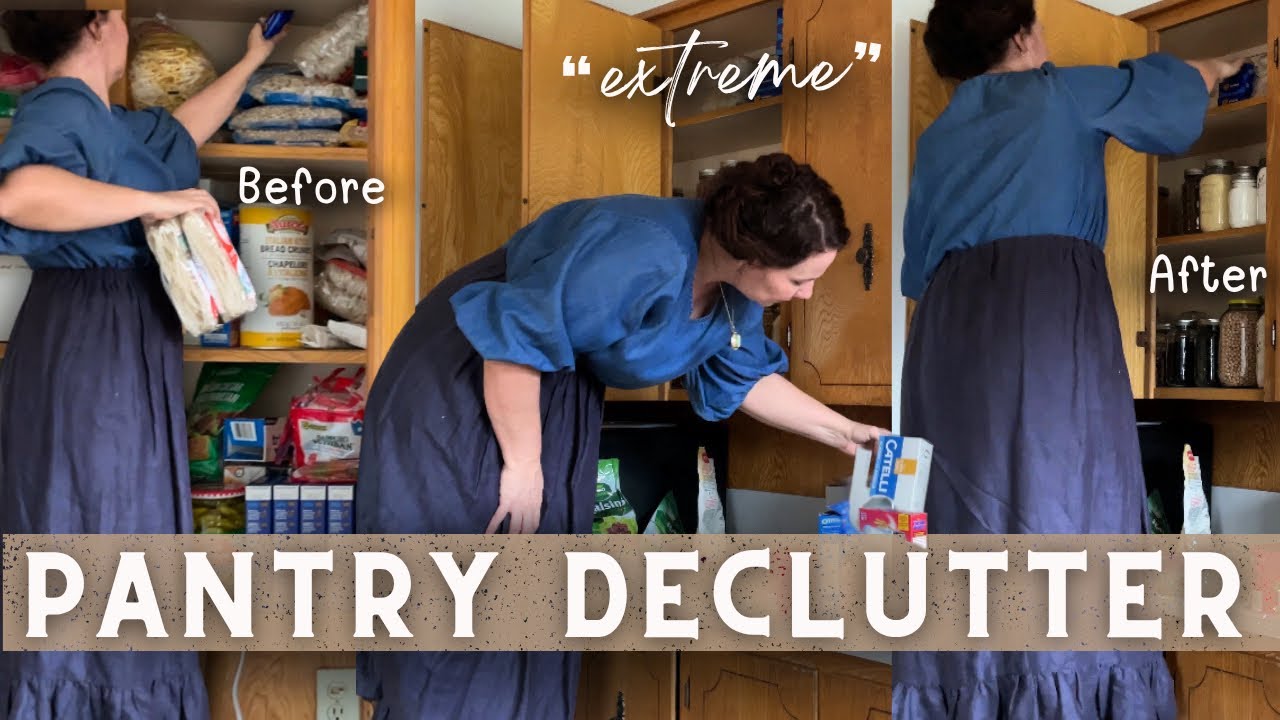 Decluttering My Kitchen Pantry | Pantry Organization & Mason Jar Storage