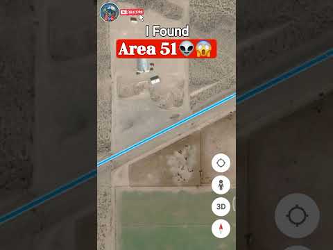 I Found Area 51 On Google Earth😱 #shorts #alien