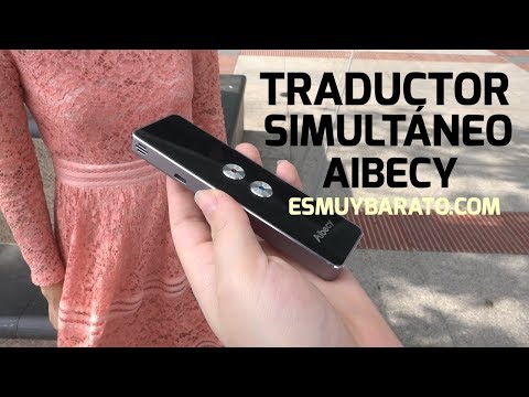 Review del traductor simultáneo Aibecy para 34 idiomas en tiempo real