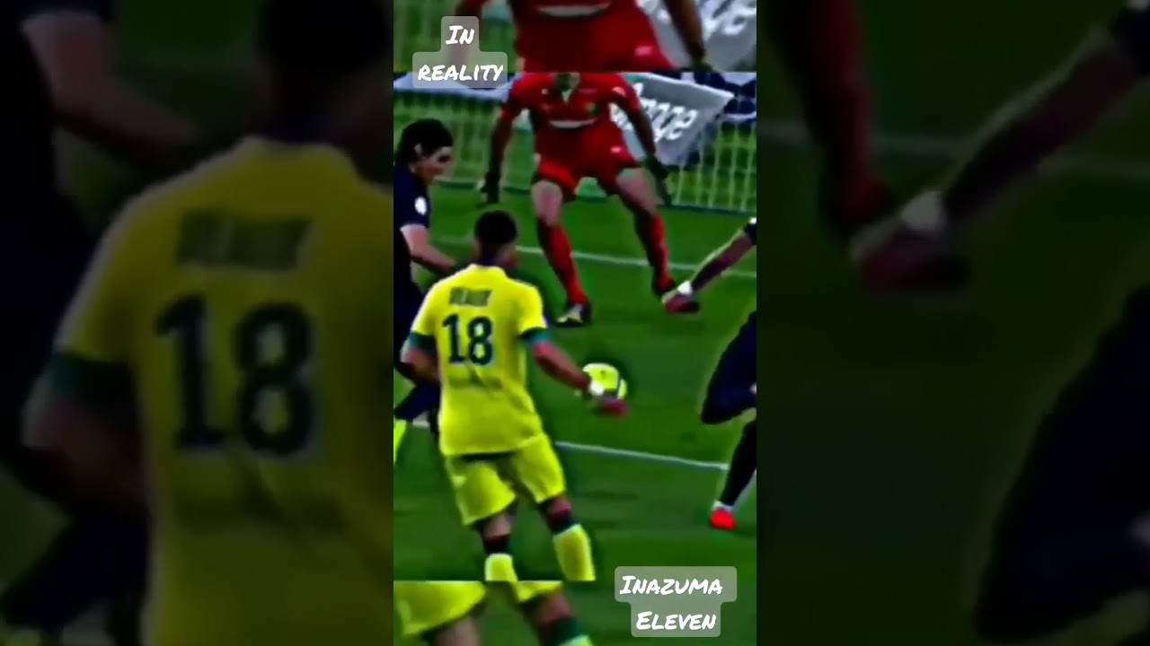 Inazuma Eleven in reality #shorts #inazumaeleven #football