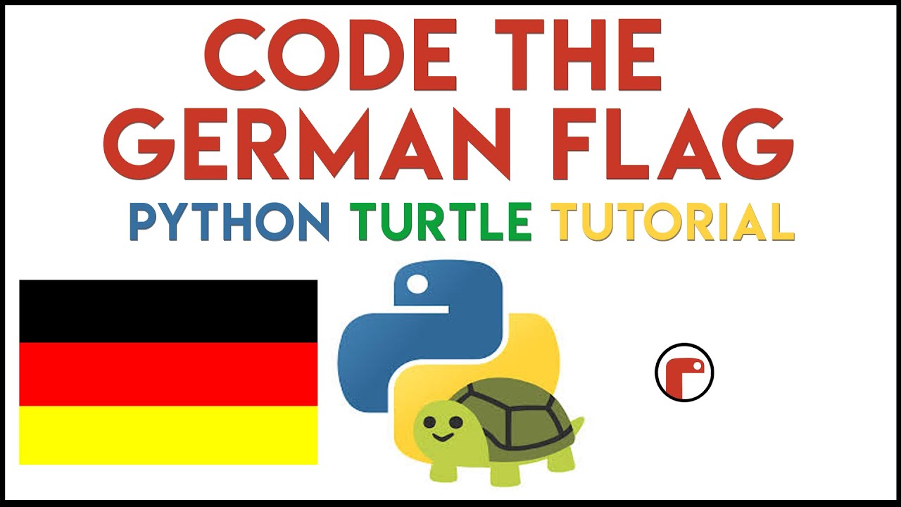 Python Turtle - Code the German Flag Tutorial