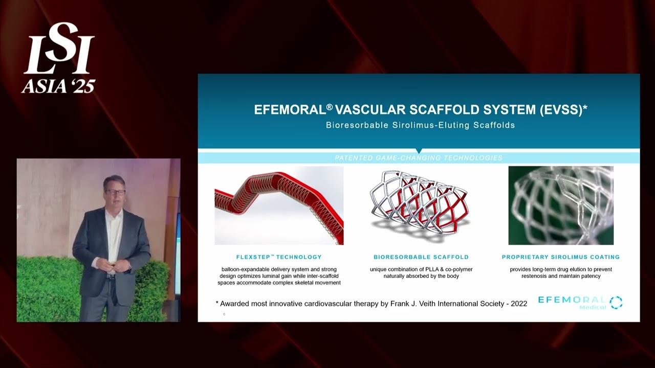 Christopher Haig, Efemoral Medical – Efemoral Vascular Scaffold System ...