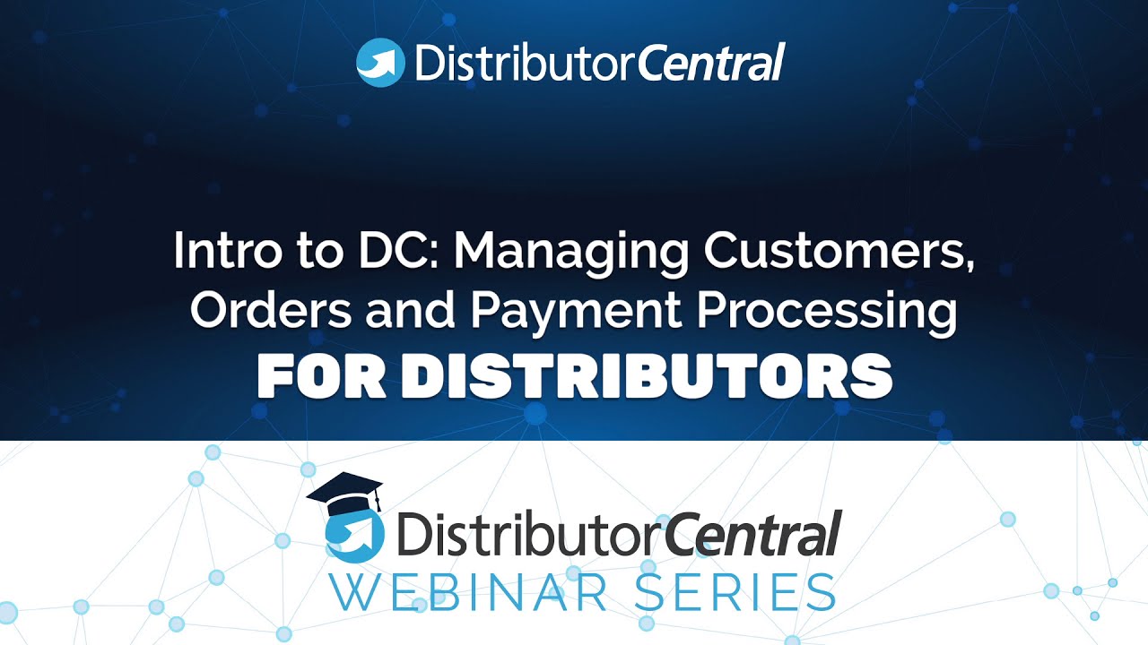 Intro to DC: Managing Customers, Orders, and Payment Processing