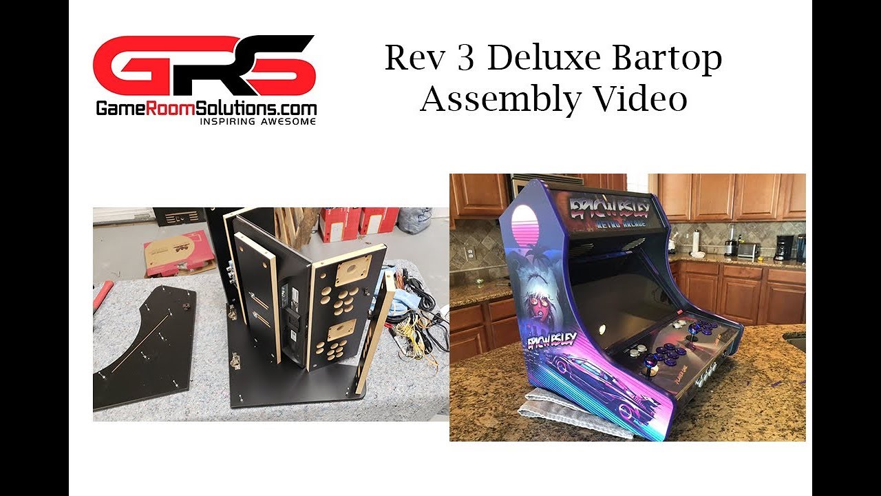 GRS Rev 3 Assembly Video Bartop Arcade Deluxe