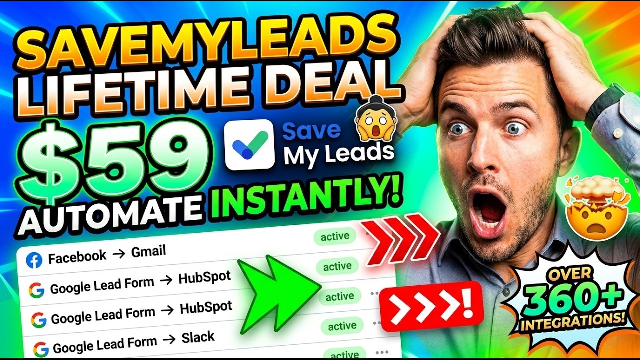 SaveMyLeads Lifetime Deal $59 | Automate Leads in Seconds
